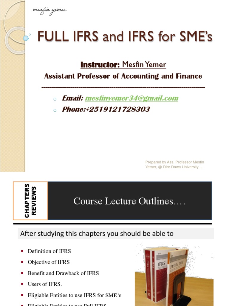 Full and Ifrs Sme | PDF | International Financial Reporting Standards ...