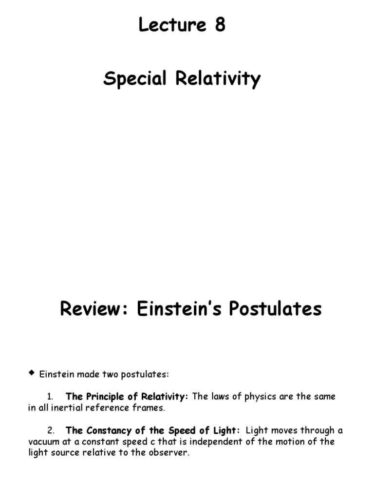 Lecture 8 | PDF | Scientific Theories | Classical Mechanics