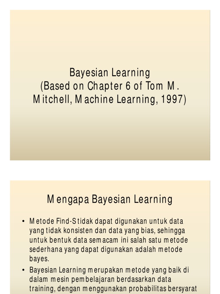Bayesian Learning (Teori) | PDF