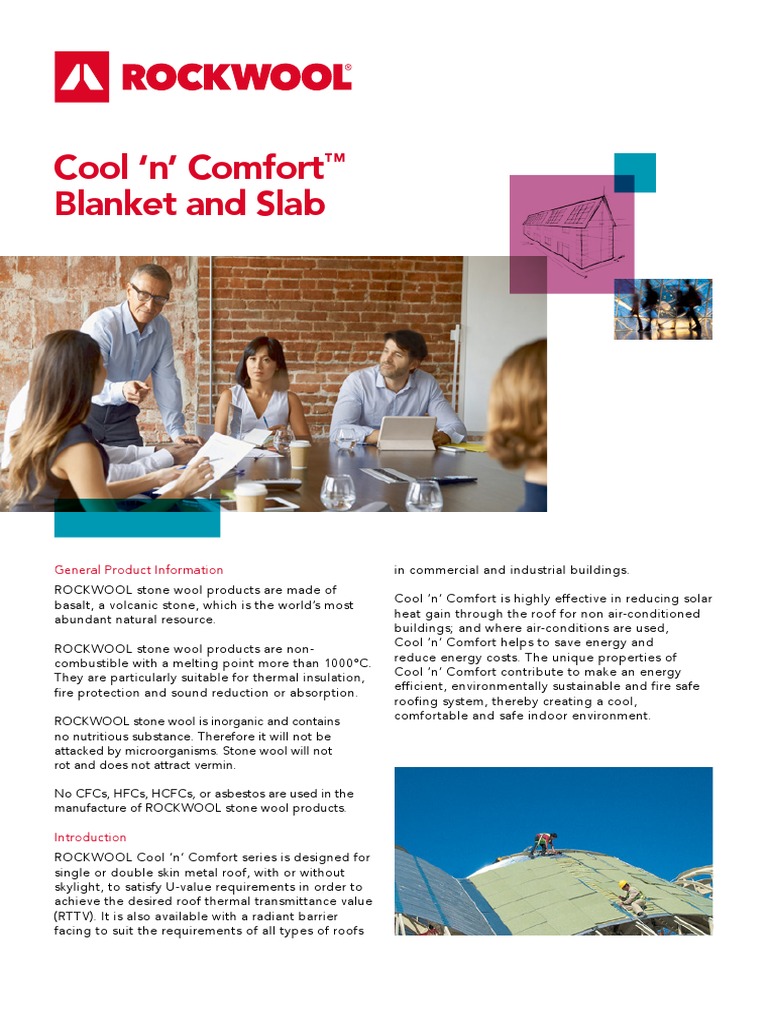 Brosur Insulasi Atap (Rockwool) | PDF | Building Insulation | Roof