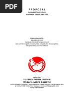 Contoh Proposal Permohonan Bantuan Ternak Sapi | PDF