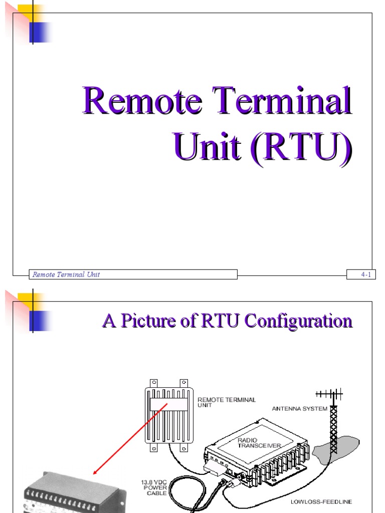 Remote Terminal Unit (RTU) | PDF | Computer Terminal | Computer Science