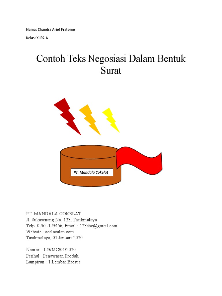 Contoh Teks Negosiasi Dalam Bentuk Surat | PDF