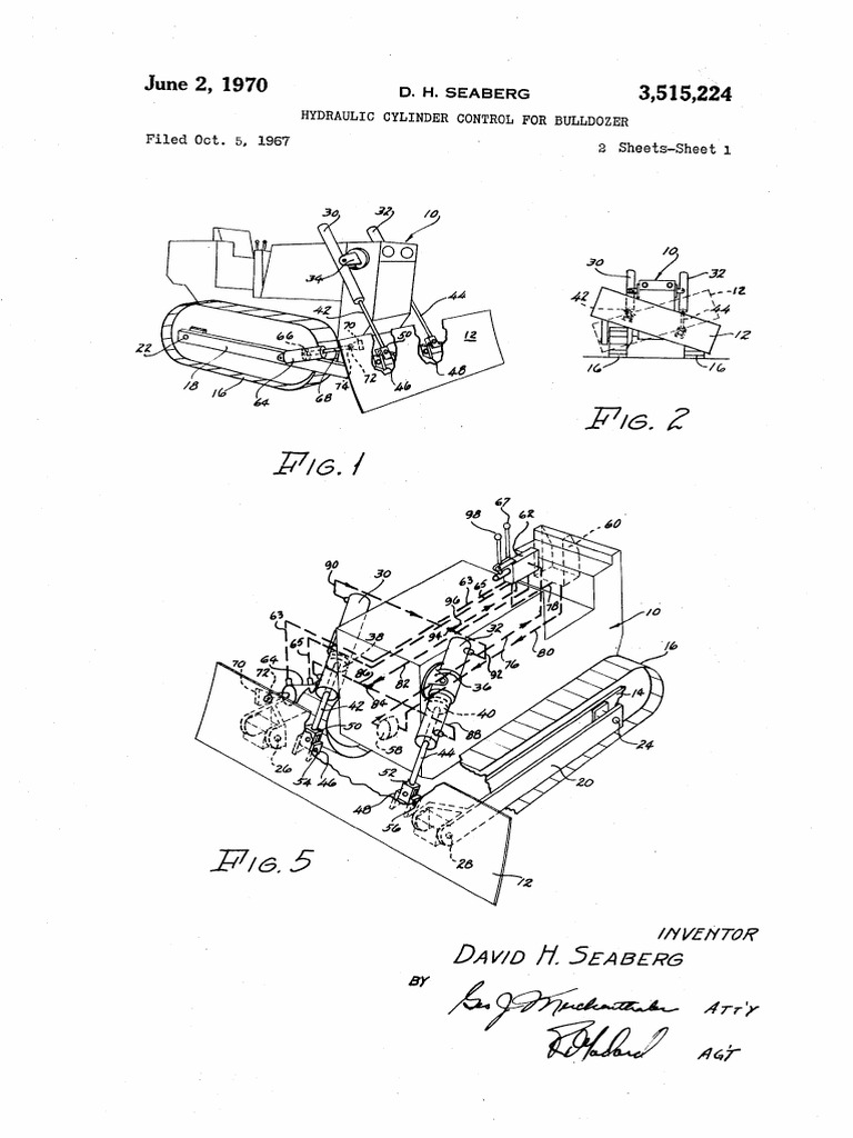 Hydraulic Control for Bulldozer Cylinders | PDF | Piston | Valve