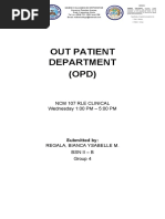 Functions of Opd | PDF | Patient | Clinic