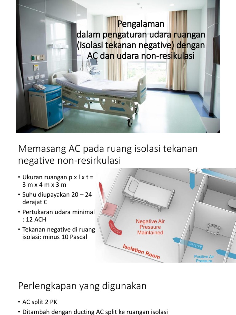 Pengalaman Pengaturan Udara Ruang Isolasi | PDF