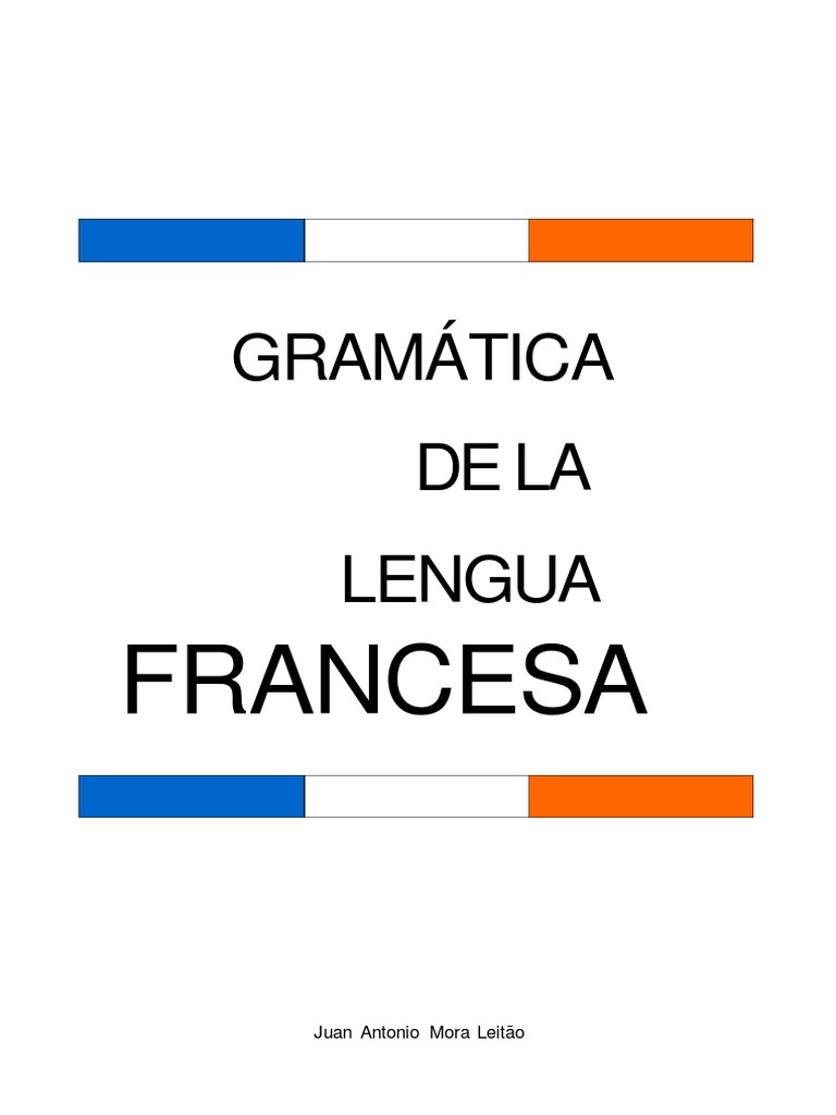 gramática francesa | PDF | Adjetivo | Verbo