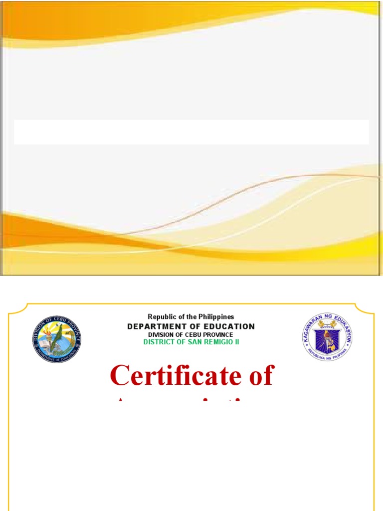GAD Certificates | PDF