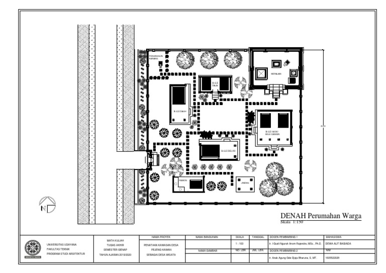 Denah Rumah Warga | PDF