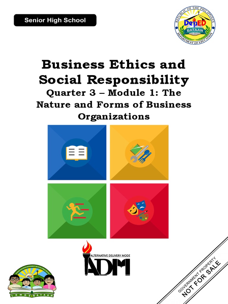 Bus - Ethics - q3 - Mod1 - The Nature and Forms of Business ...