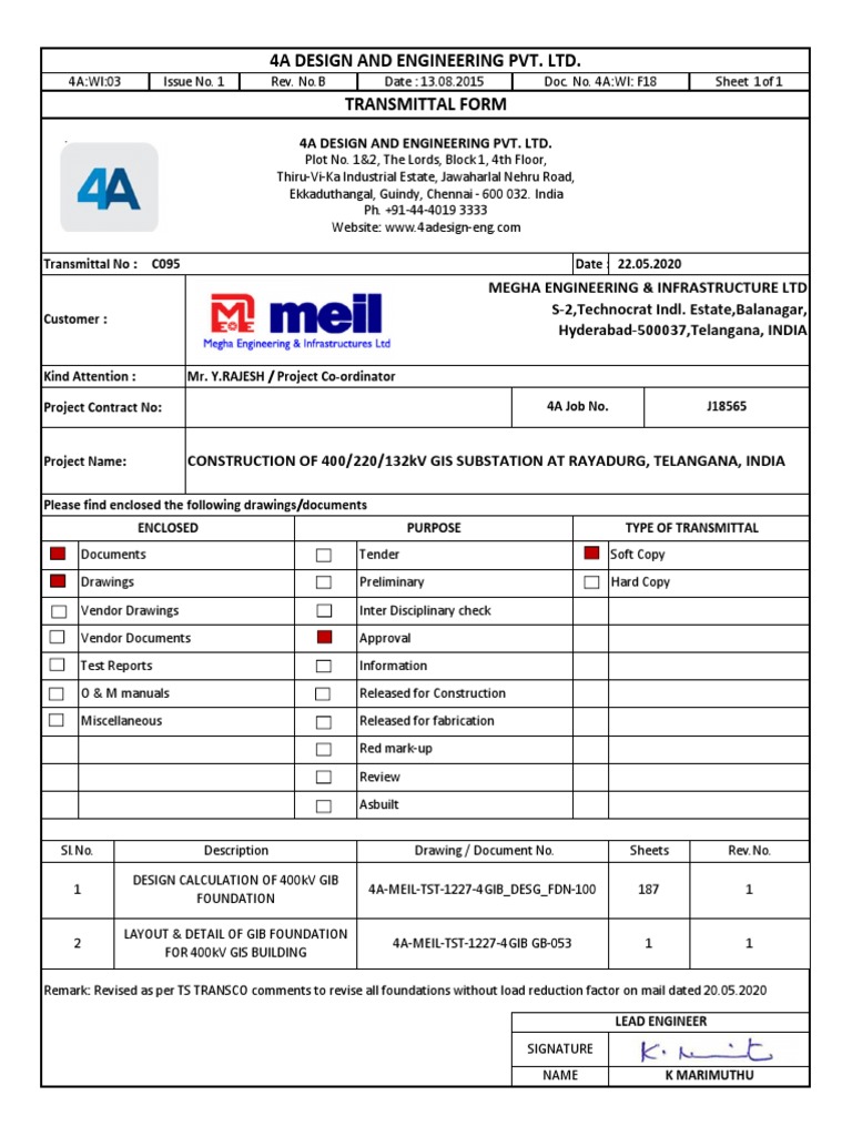 4A Design and Engineering Pvt. LTD | PDF | Business