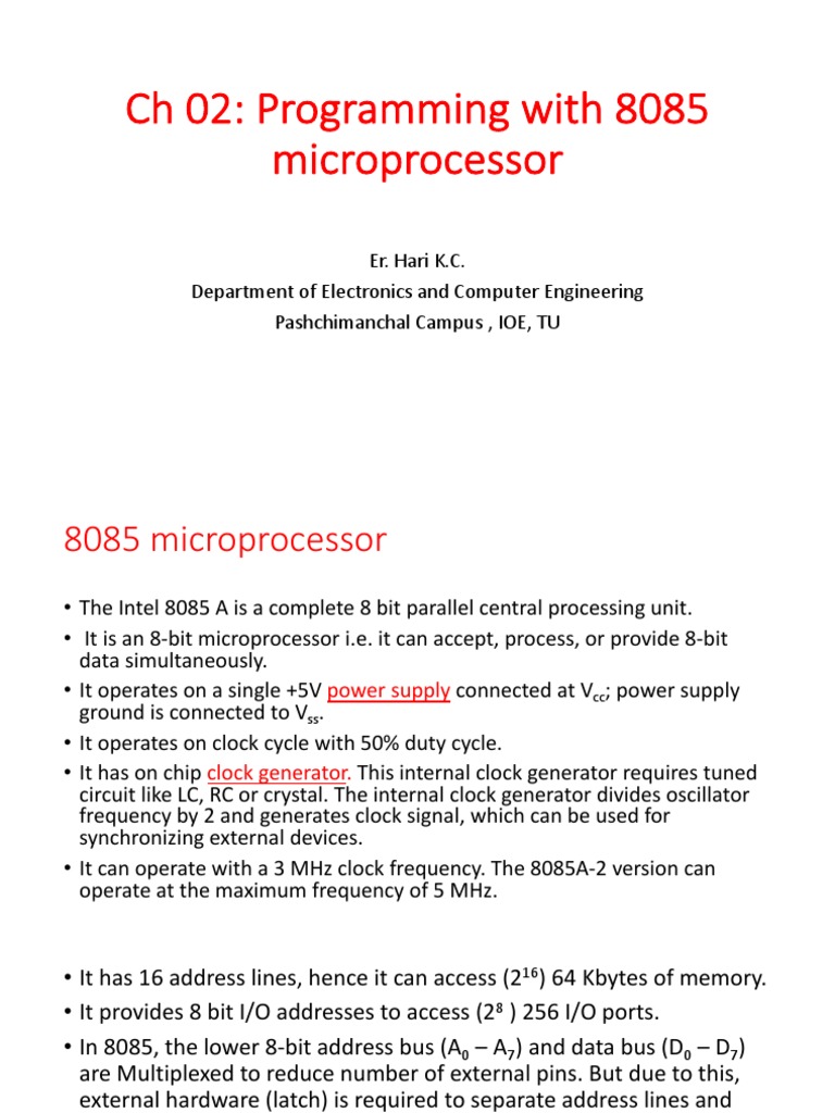 Chapter2 Microprocessor | PDF | Central Processing Unit | Binary Coded ... Chapter2 Microprocessor | PDF | Central Processing Unit | Binary Coded ...