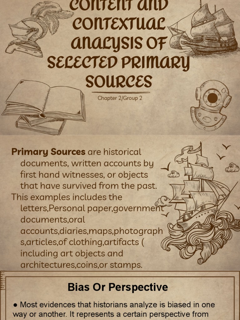 Analyzing Primary Sources in History | PDF