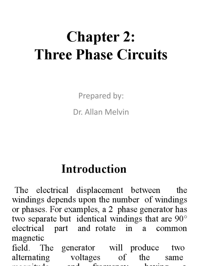 Chap2 Three Phase Circuits | PDF | Inductor | Physics