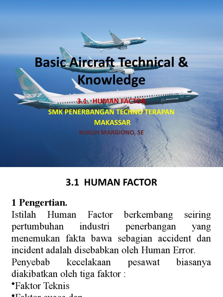 3.1 Human Factor | PDF