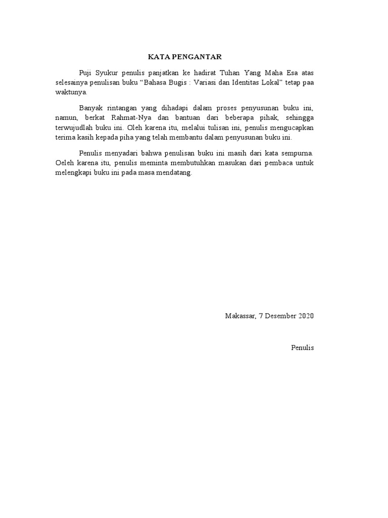 Kata Pengantar Buku Pdf