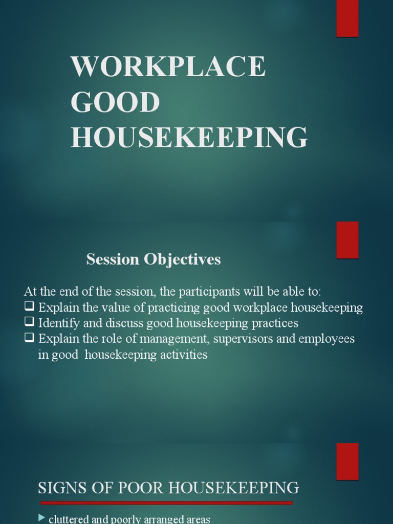 Workplace Housekeeping Images