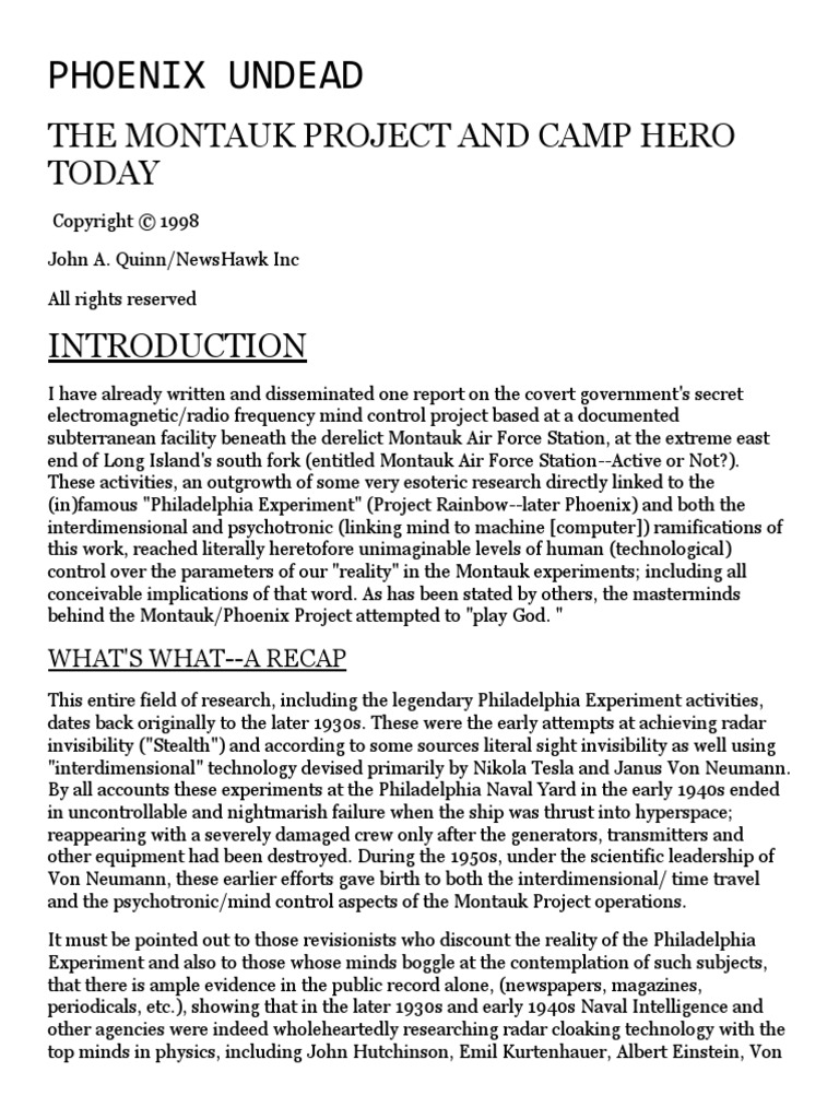 Phoenix Undead | PDF | Mind | Consciousness