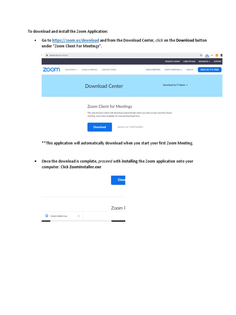 Zoom Instructions | PDF | Business | Computers