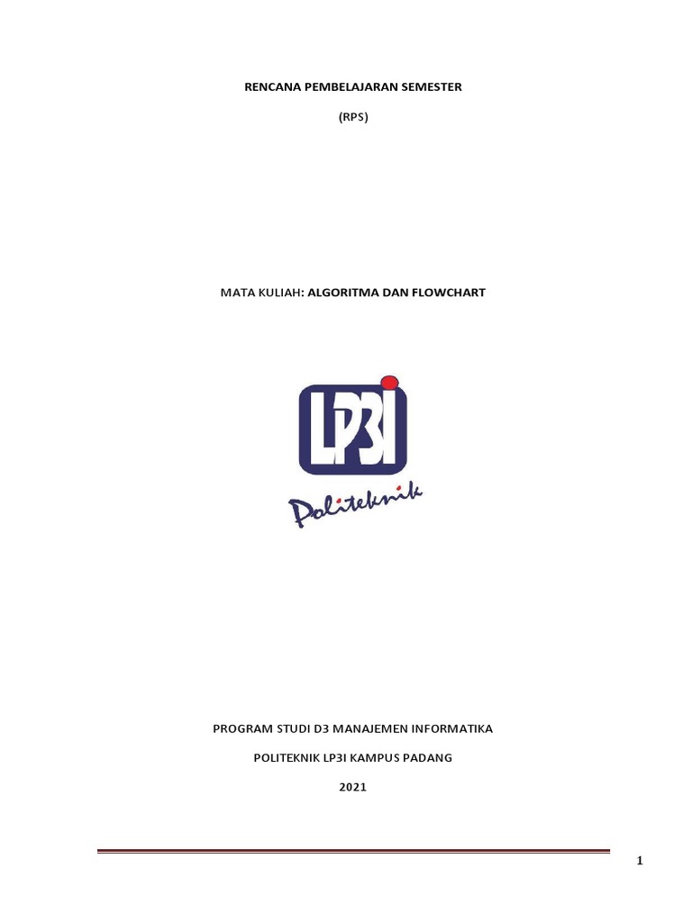 RPS Algoritma Dan Flowchart | PDF