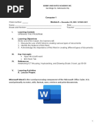 CBSE Class 4 Computers Worksheets (6) - Editing Text in Ms Word-1 | PDF ...