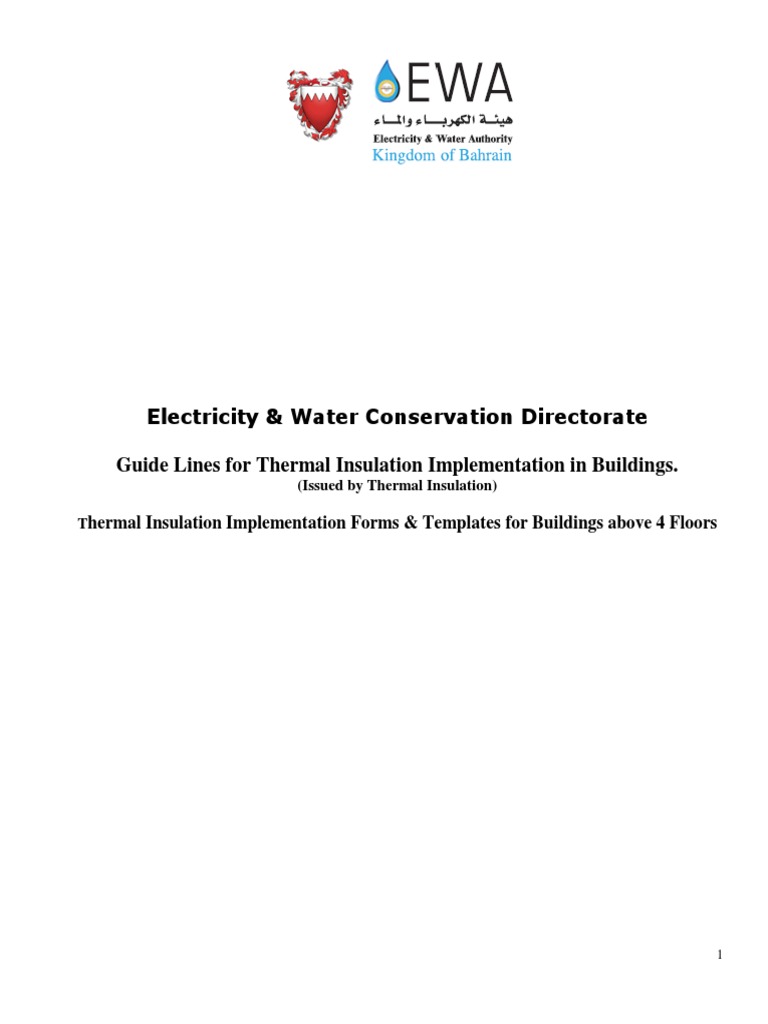 Thermal Insulation Implementation Forms | PDF | Building Insulation ...