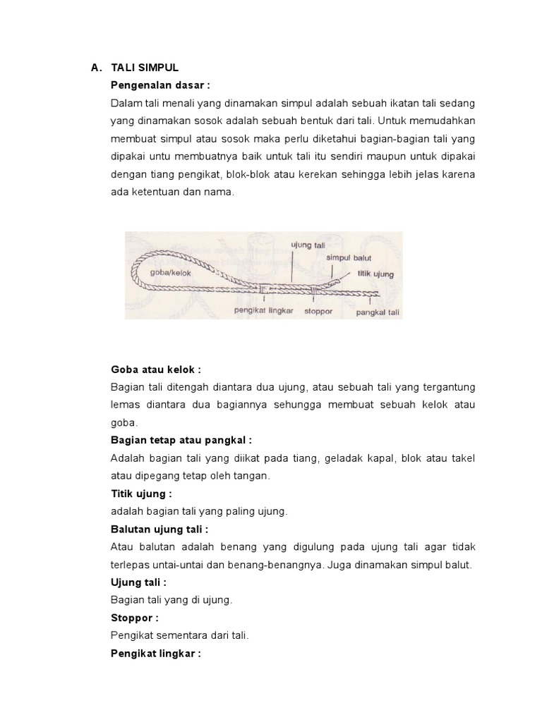 Panduan Simpul dan Tali Kapal | PDF | Kajian Bahasa Asing