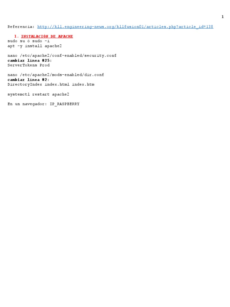 Instalacion Apache Php Mariadb Phpmyadmin Pdf Mi Sql Software De