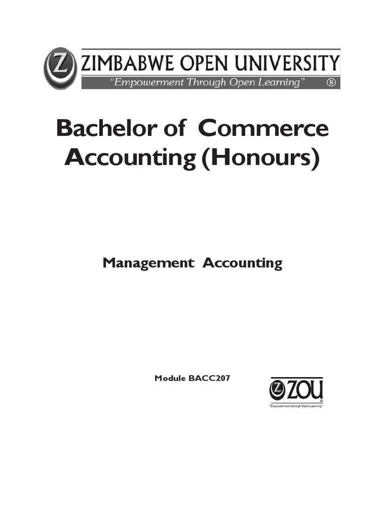Bachelor of Commerce Accounting (Honours) | PDF | Internal Rate Of ...
