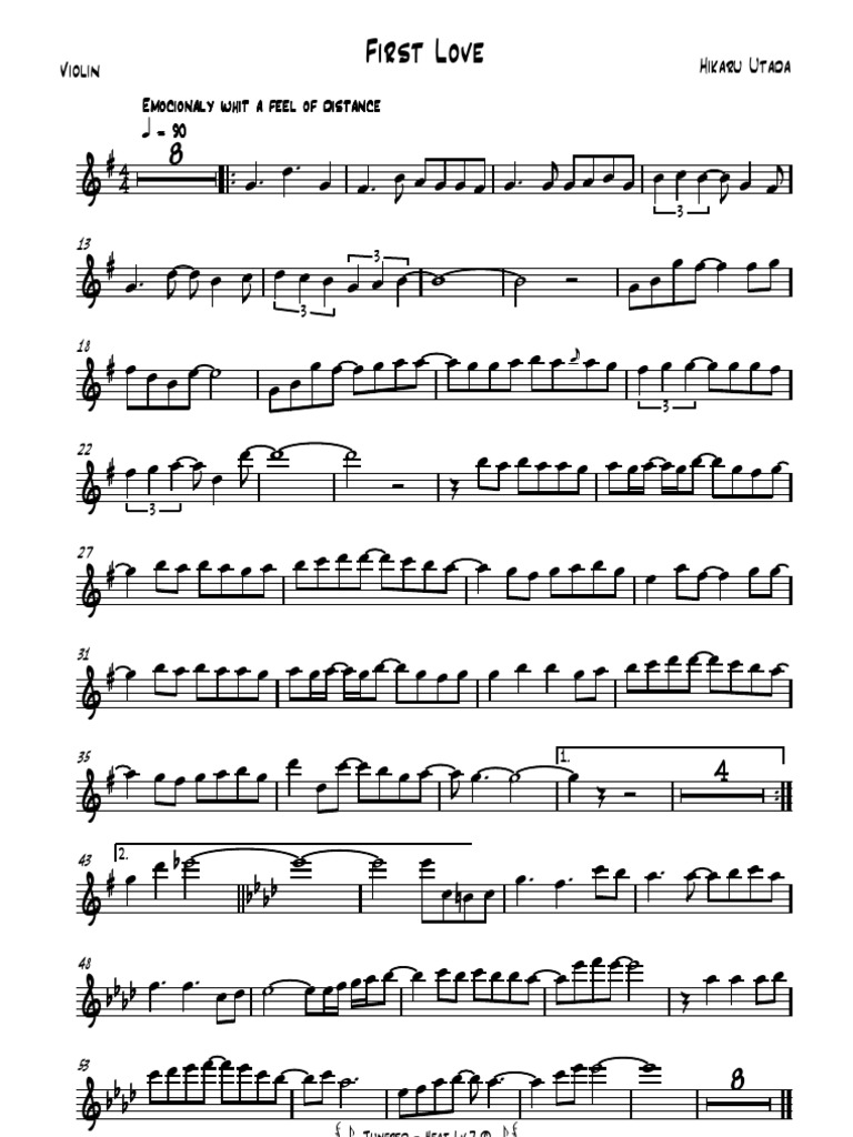 First Love violin