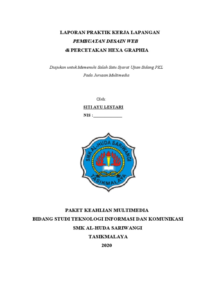 LAPORAN PRAKTIK KERJA LAPANGAN - Tiay | PDF