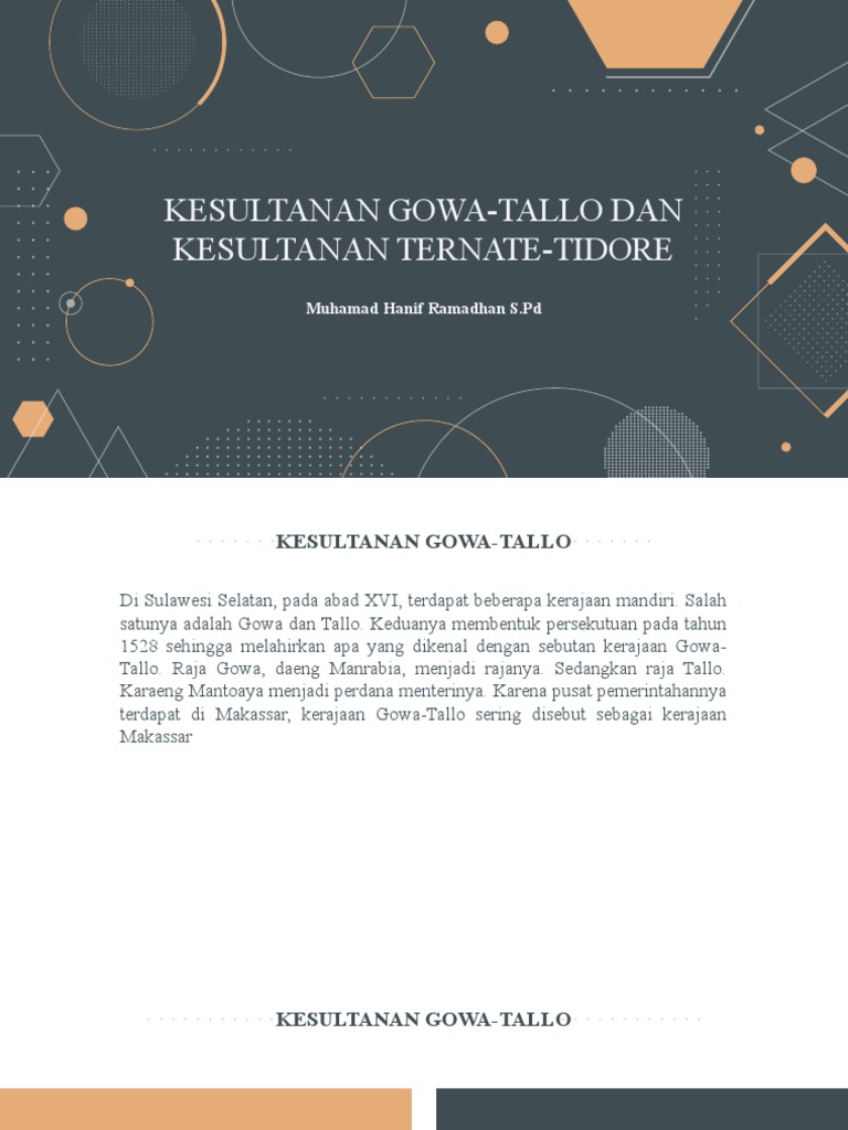 Gowa Tallo Dan Ternate | PDF | Sejarah