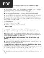 Rotary Club Induction Ceremony Script | PDF | Clubs And Societies