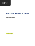 Asset Valuation Report-Sample | PDF | Real Estate Appraisal | Valuation ...