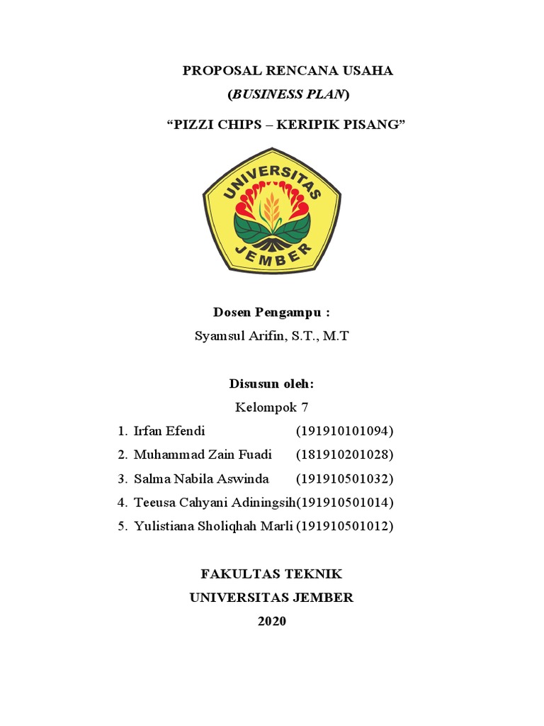 Tugas Proposal Usaha | PDF