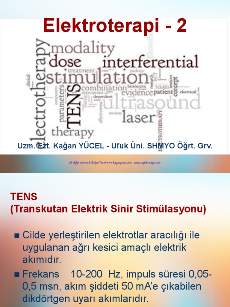 Elektroterapi - 2 | PDF