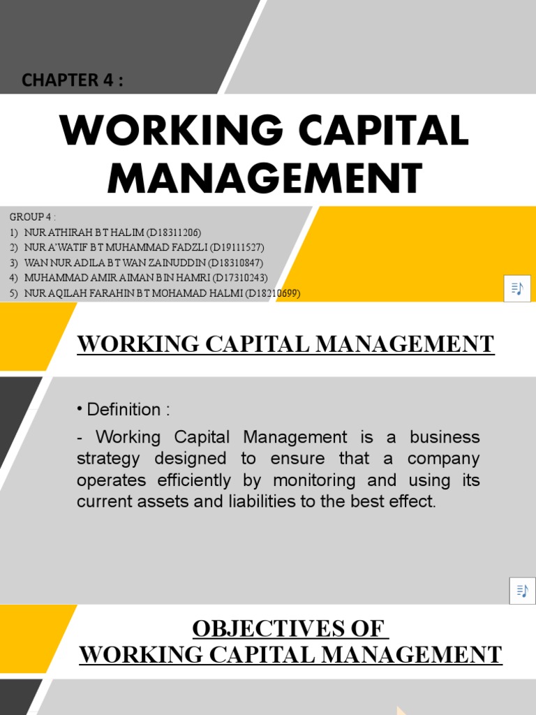 Working Capital Management | PDF | Working Capital | Business