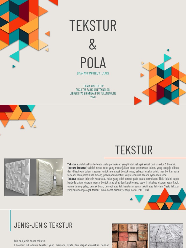 Tekstur & Pola | PDF