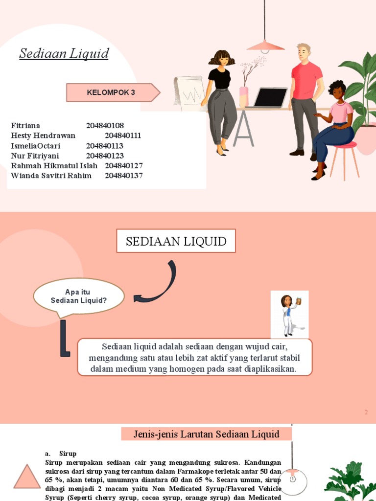 Sediaan Liquid PPT Kel3 | PDF | Pengembangan Diri | Gaya Hidup