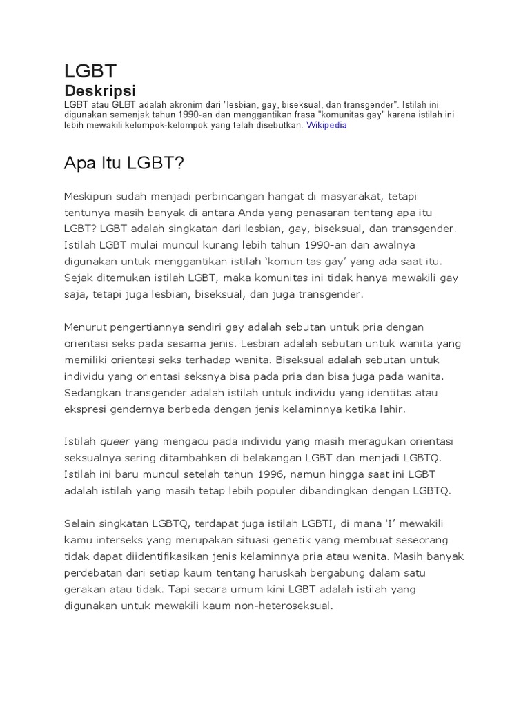 LGBT | PDF
