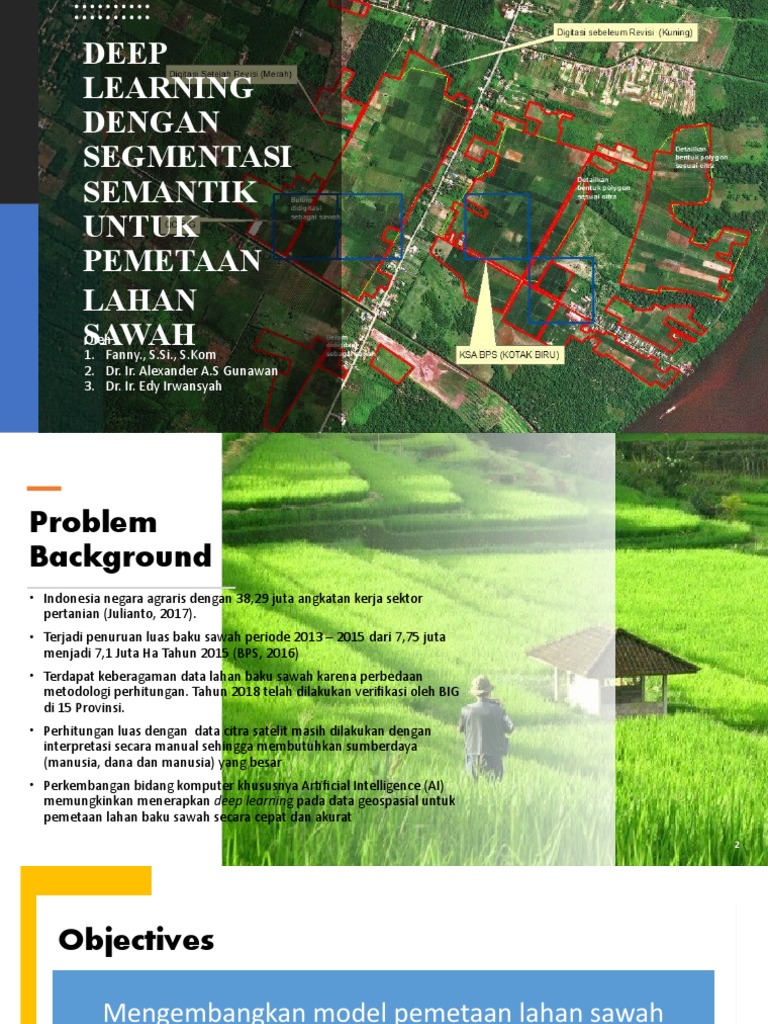 Deep Learning Dengan Segmentasi Semantik Untuk Pemetaan Lahan Sawah | PDF