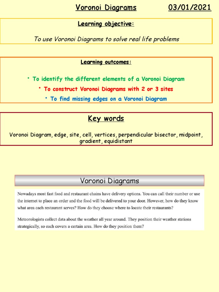 Constructing Voronoi Diagrams Guide | PDF | Geometry | Space