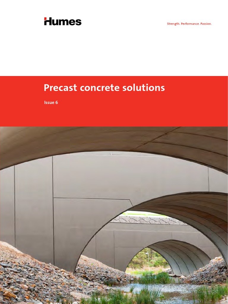 Humes Precast Concrete Solutions Iss6 | PDF | Precast Concrete ...
