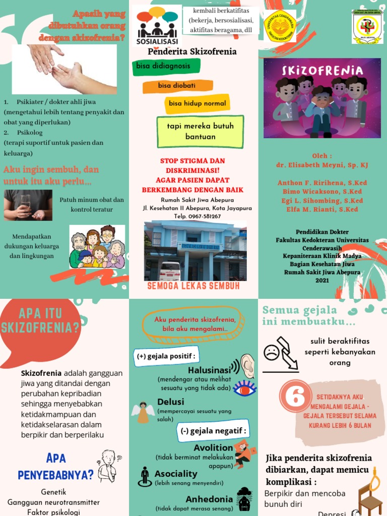 Leaflet Skizofrenia | PDF