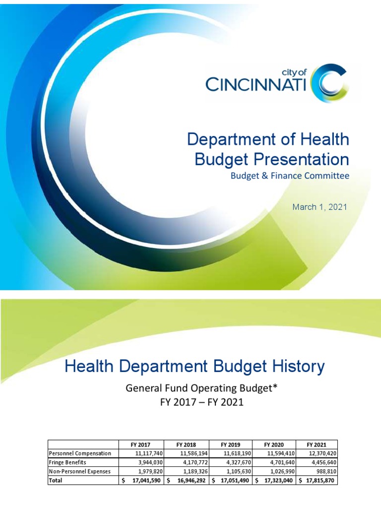 Dept of Health Budget Presentation | PDF | Electronic Health Record ...