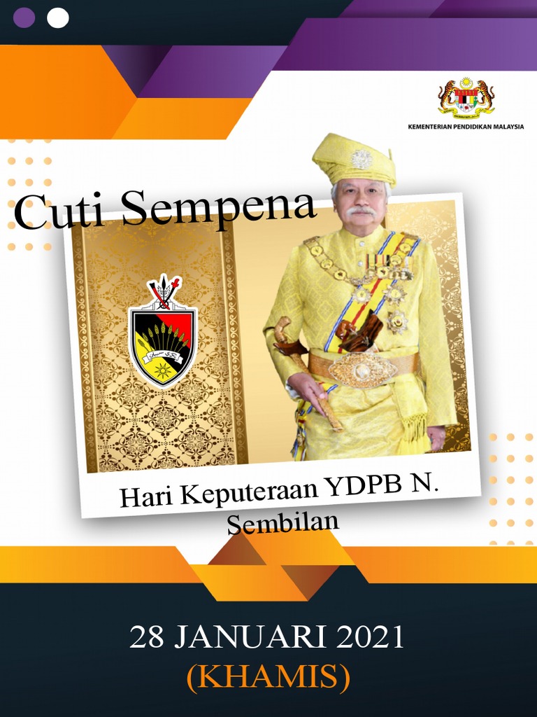 Poster Cuti YDP & Hari Hol (Editable Teks) | PDF