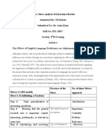 Understanding the CARS Model in Research | PDF | English As A Second Or ...