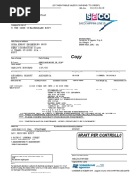 U.S. Customs Form: CBP Form 7533 - Inward Cargo Manifest For Vessel ...