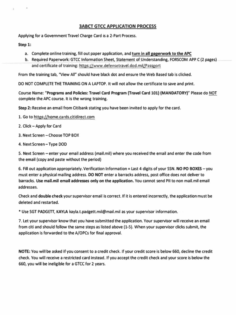 GTC Application Process | PDF | Credit | Finance & Money Management