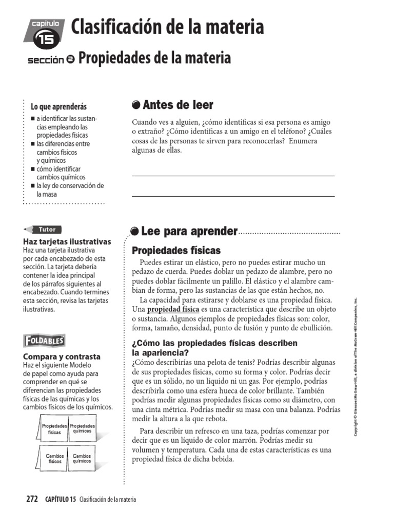 Clasificacion de La Materia | PDF | Destilación | Sustancias químicas